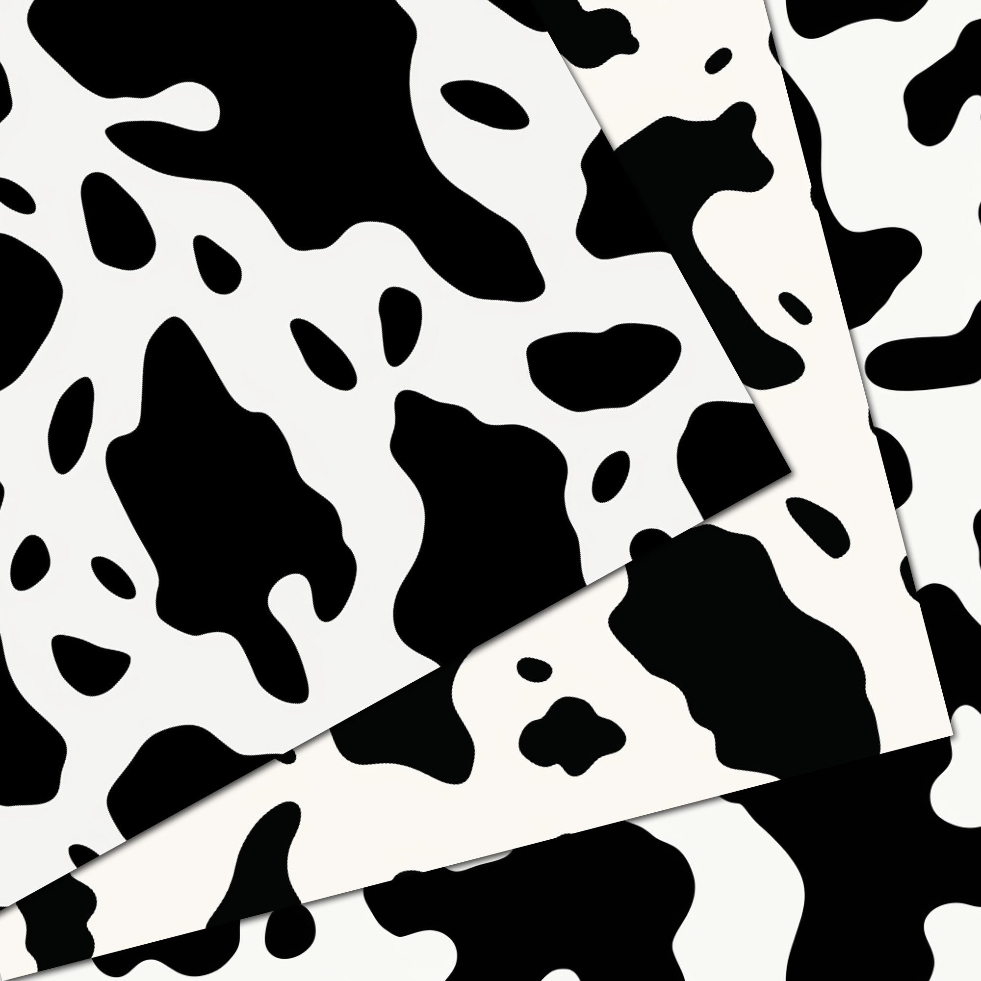 Cow Print Digital Paper Set: 20 Seamless Cow Patterns for Arts & Crafts ...