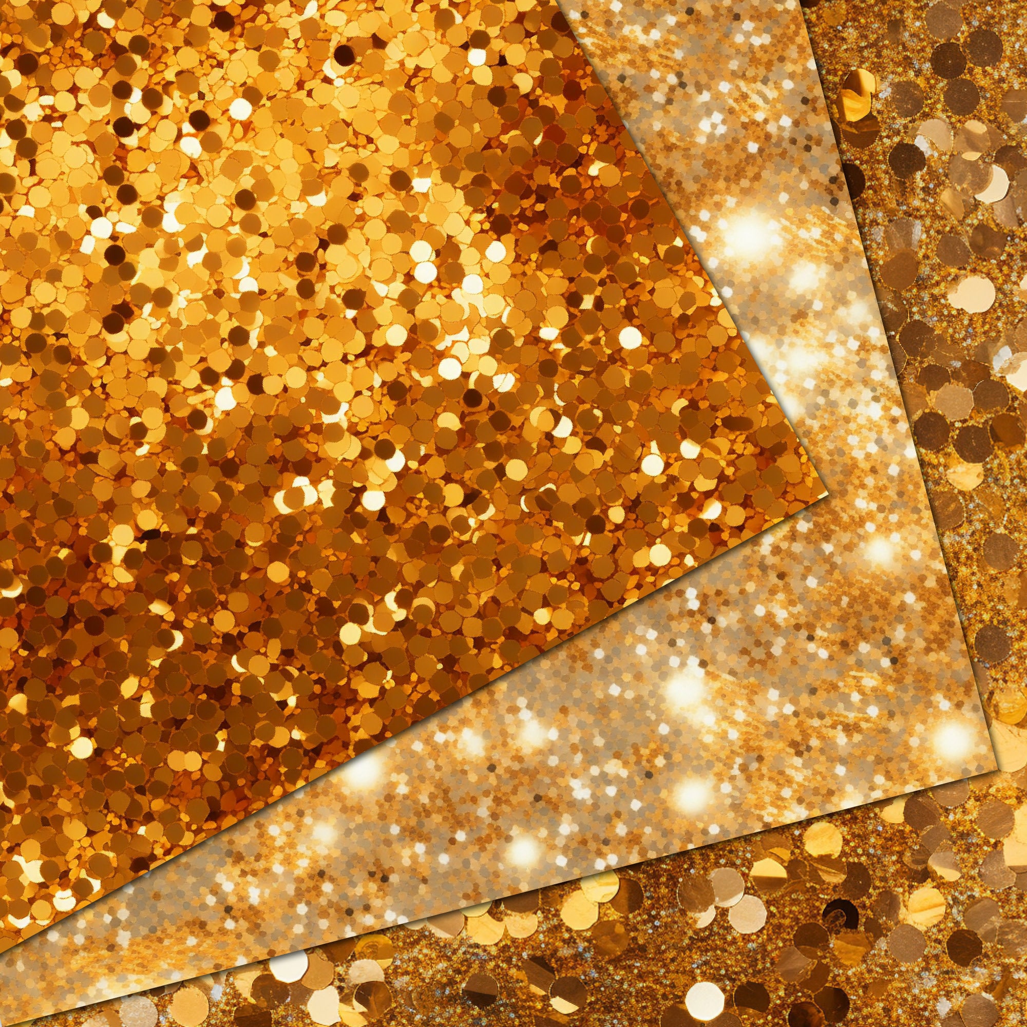 Gold Glitter Digital Paper Set: 20 Seamless Patterns for Arts & Crafts ...