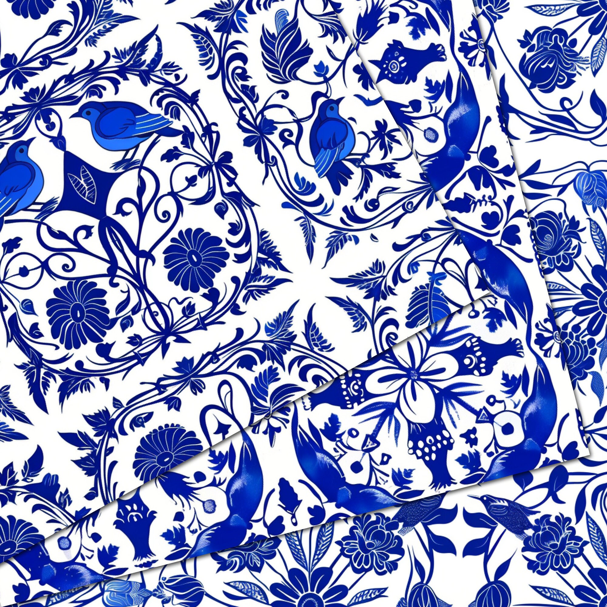 Victorian Tile Digital Paper Set: 20 Seamless Patterns for Arts ...