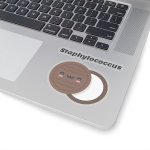 Funny Staphylococcus Aureus Kiss-cut Stickers, Microbiology Joke ...