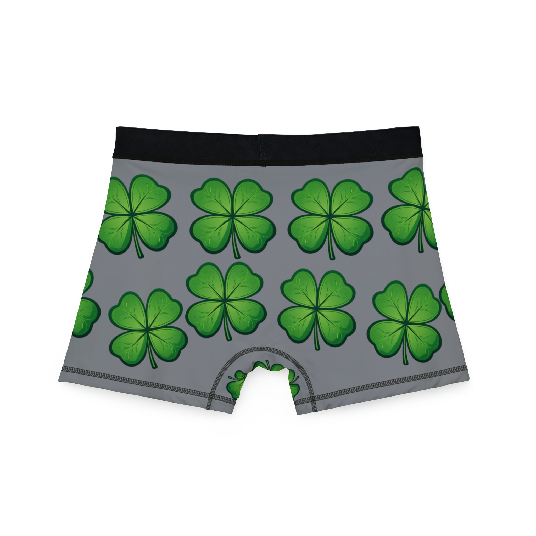 Four-leaf Clover Men's Boxers, St. Patrick's Day Men's Boxer Briefs, St ...