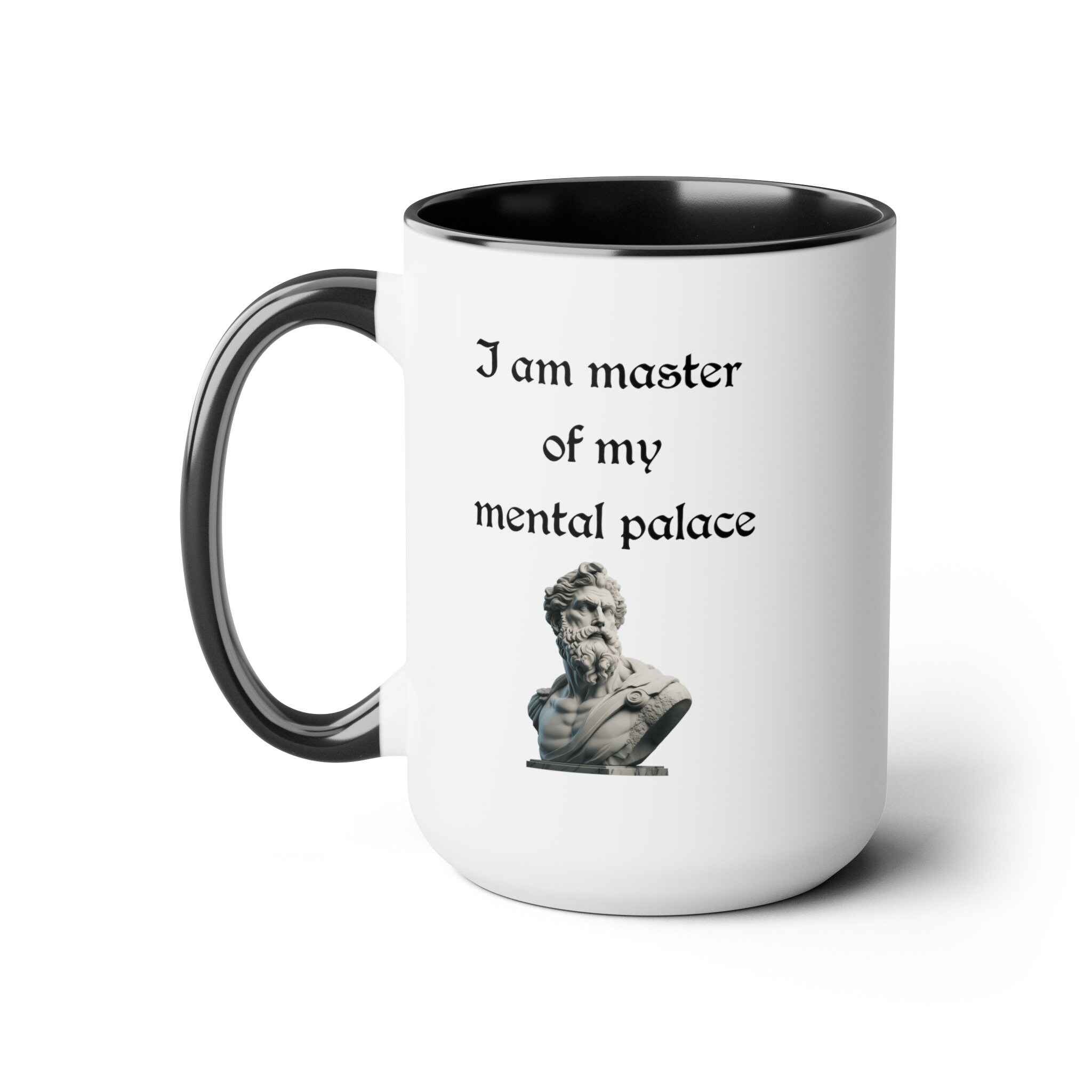 Positive Affirmation Stoic Quote Two-tone Coffee Mugs, 15oz ...