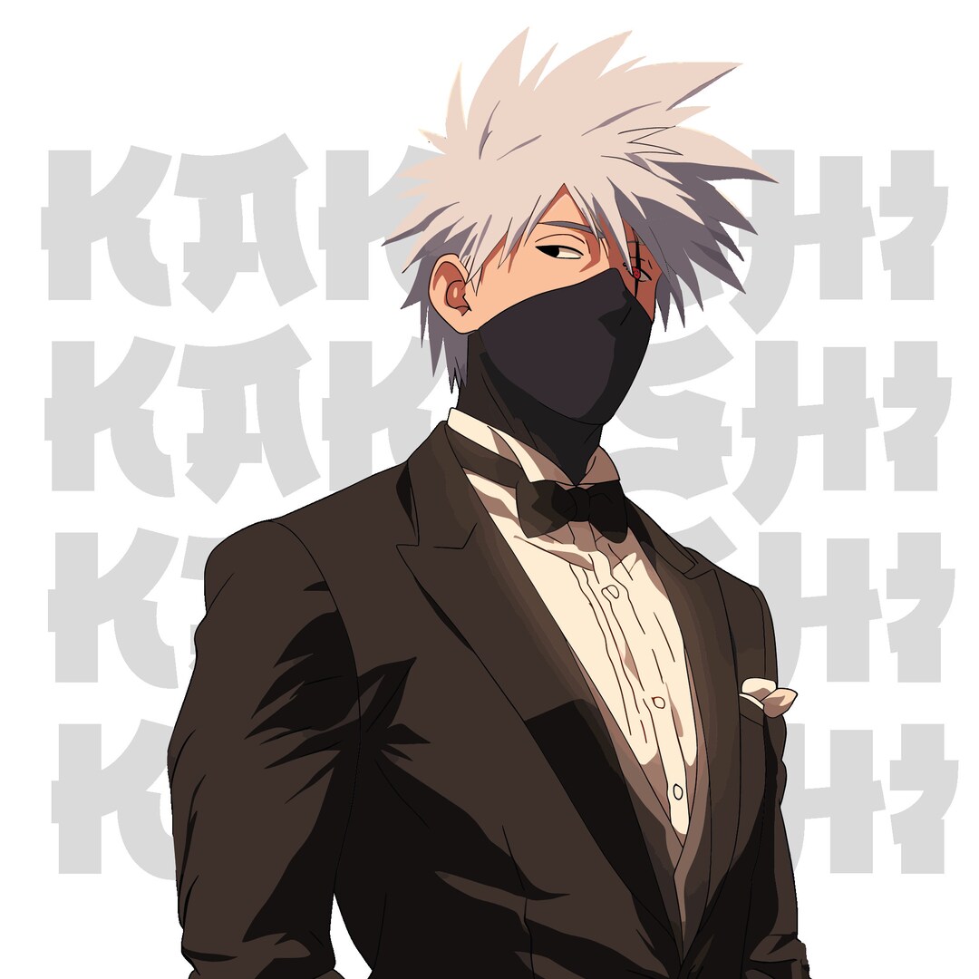 Premium Kakashi Anime Vector Files, Ready for DTF, DTG, Sublimation ...
