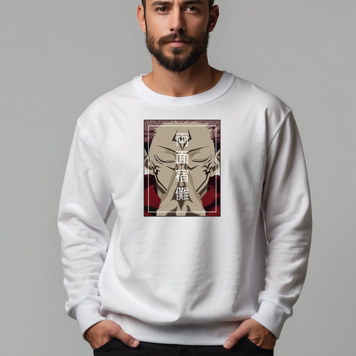 Premium Ryomen Sukuna, Anime Vector Files, Ready for DTF, DTG ...