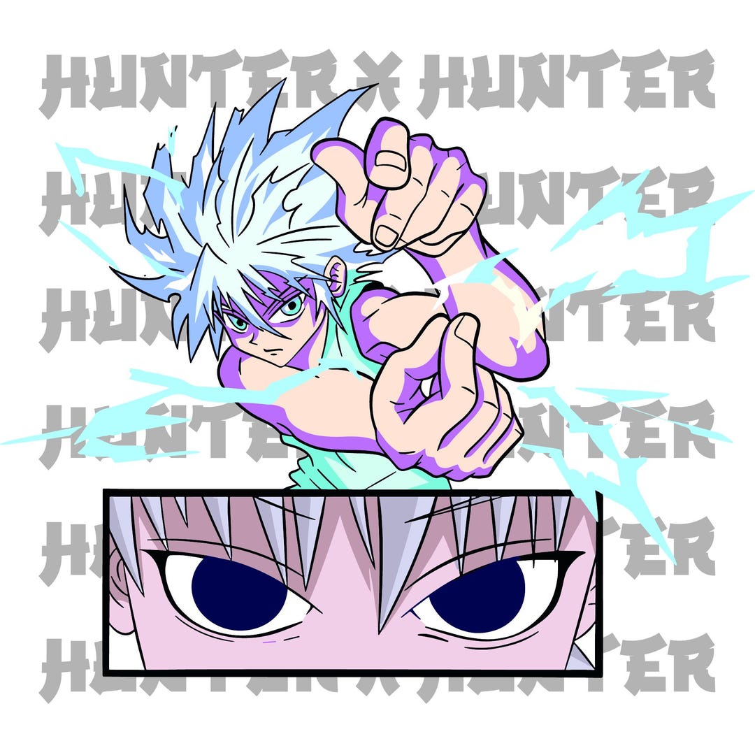 Killua Zoldyck Anime SVG: Hunter X Hunter Vector (digital Download) - Etsy