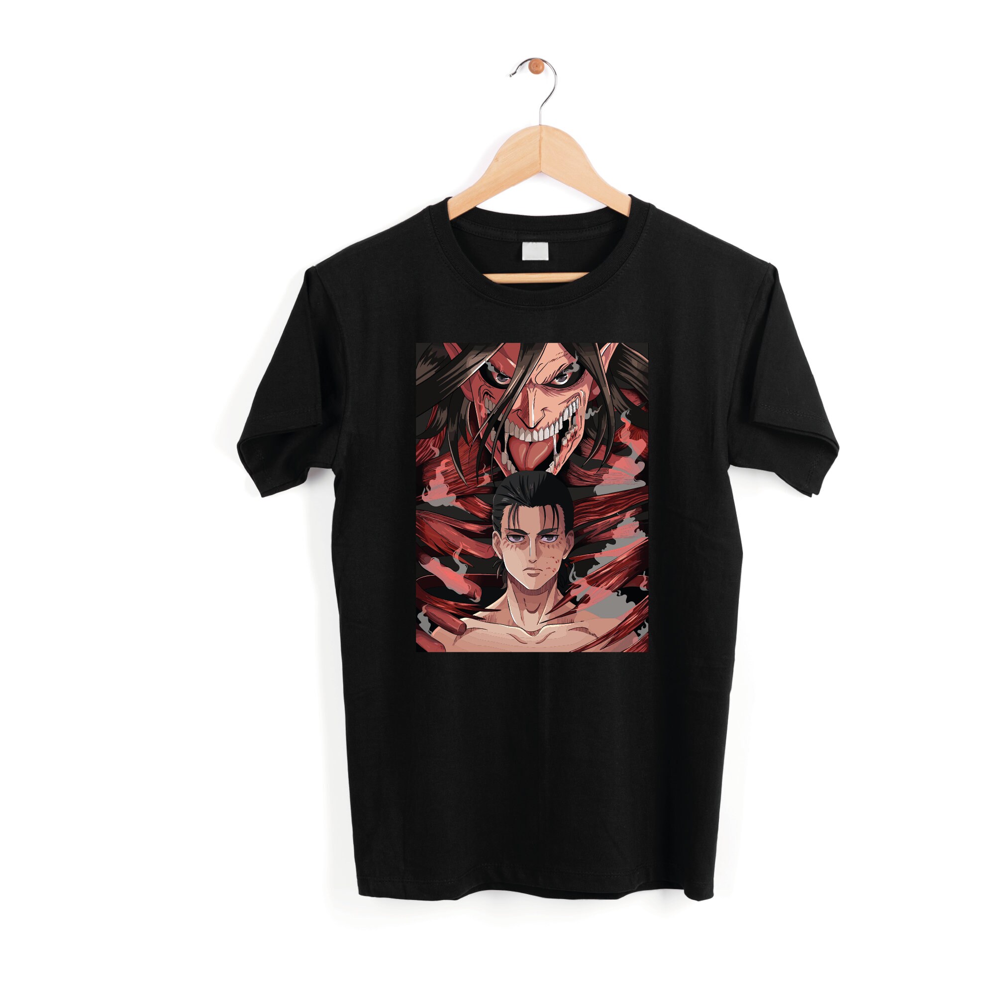 Premium Eren Yeager Anime Vector Files, Ready for DTF, DTG, Sublimation ...
