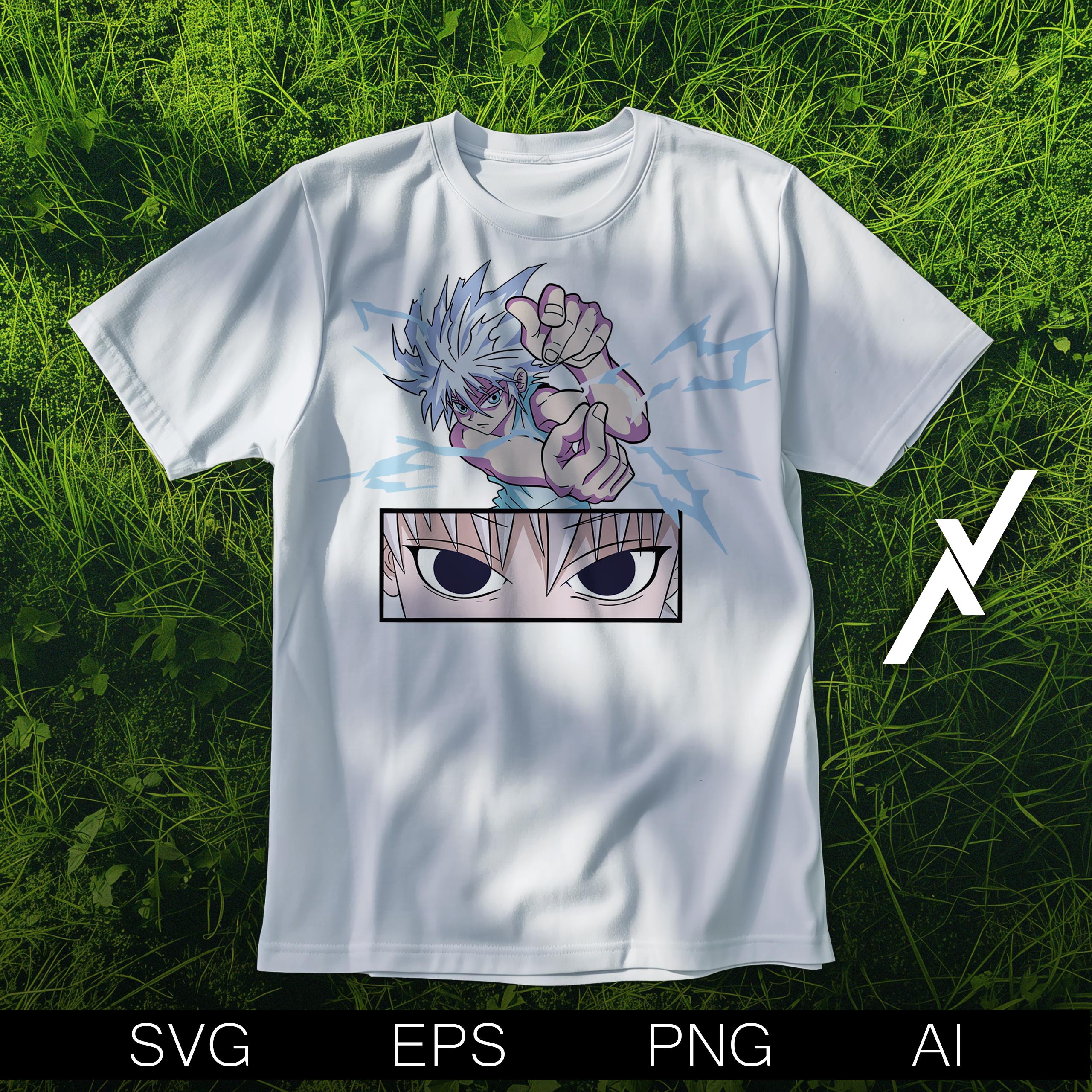 Killua Zoldyck Anime SVG: Hunter X Hunter Vector (digital Download) - Etsy