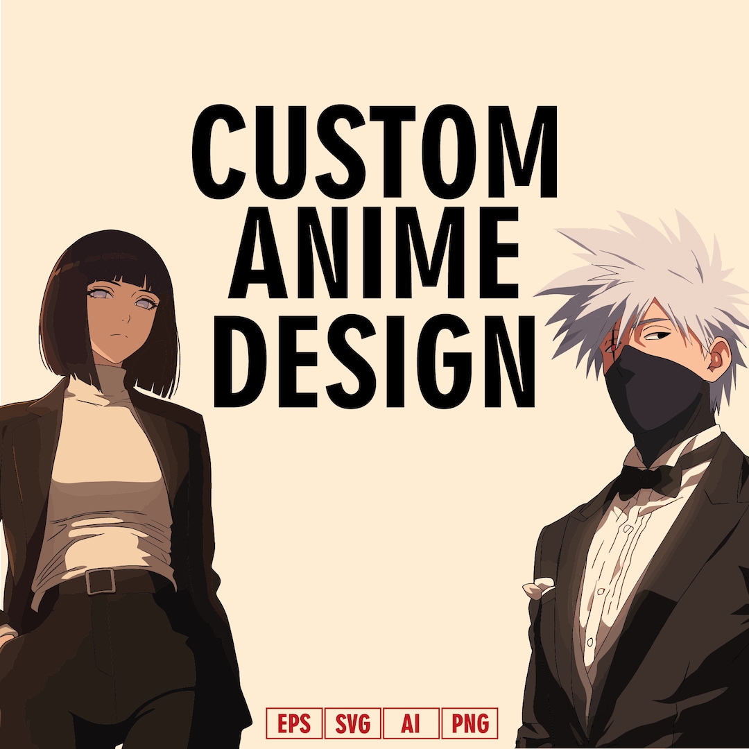 Custom Anime Design, Premium Anime Design Options to Suit Your Style - Etsy