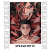 Premium Toji Fushiguro Anime Layered SVG, Anime Vector, Ready Fo Print ...