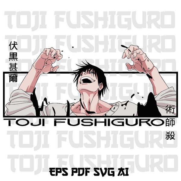 Toji Fushiguro Png - Etsy