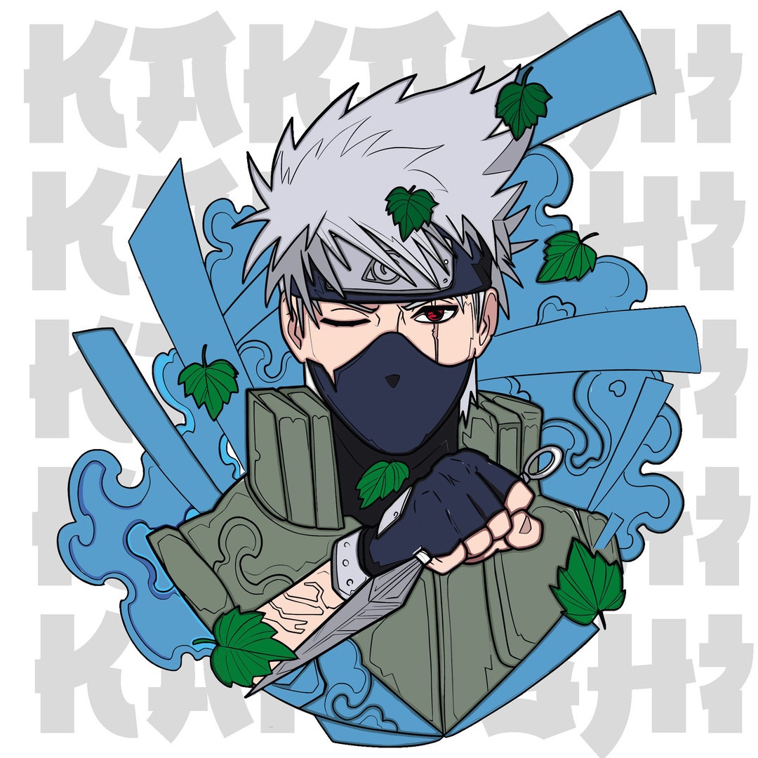 Kakashi Hatake SVG Naruto SVG Anime Vector Files Anime PNG Anime T ...
