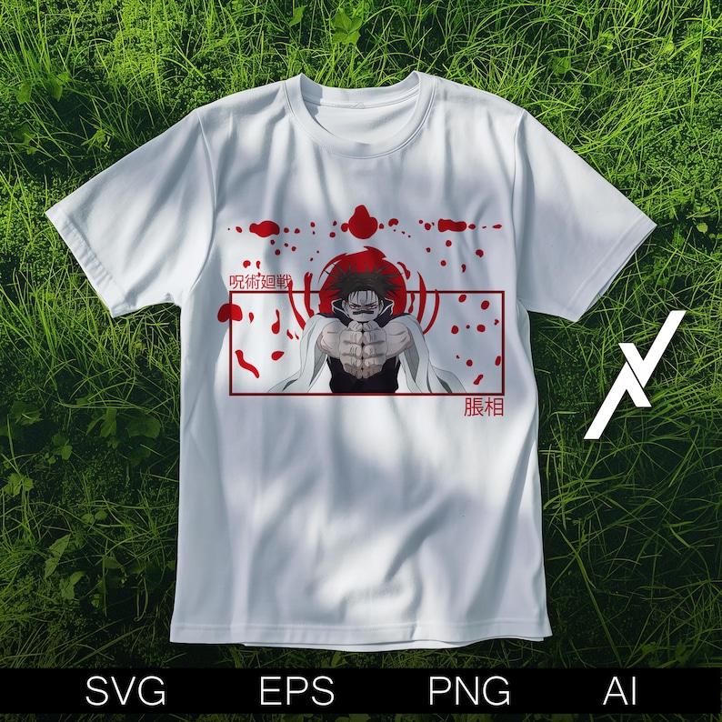 Choso Blood Manipulation SVG | JJK Death Painting Dtf Design, Layered ...