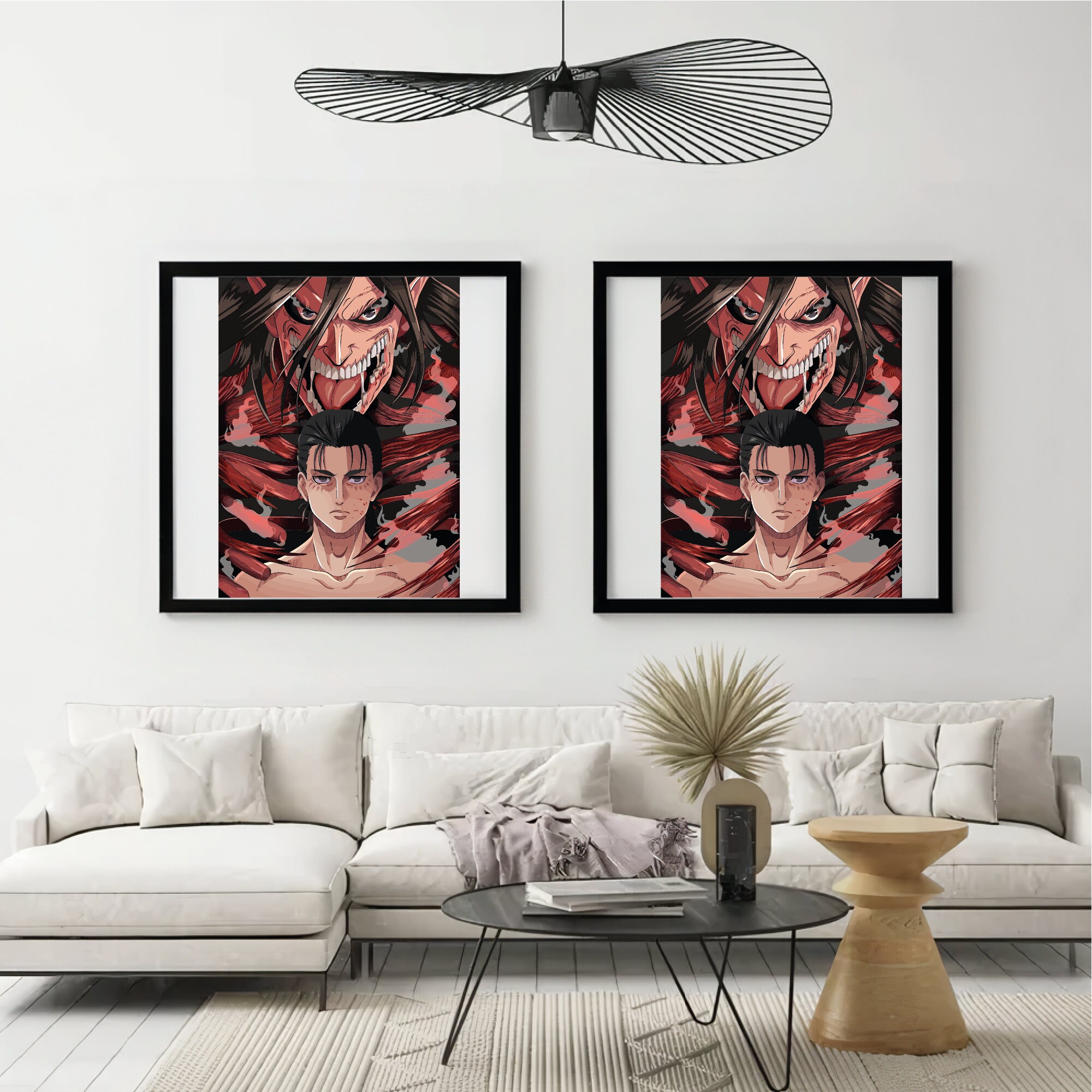 Premium Eren Yeager Anime Vector Files, Ready for DTF, DTG, Sublimation ...
