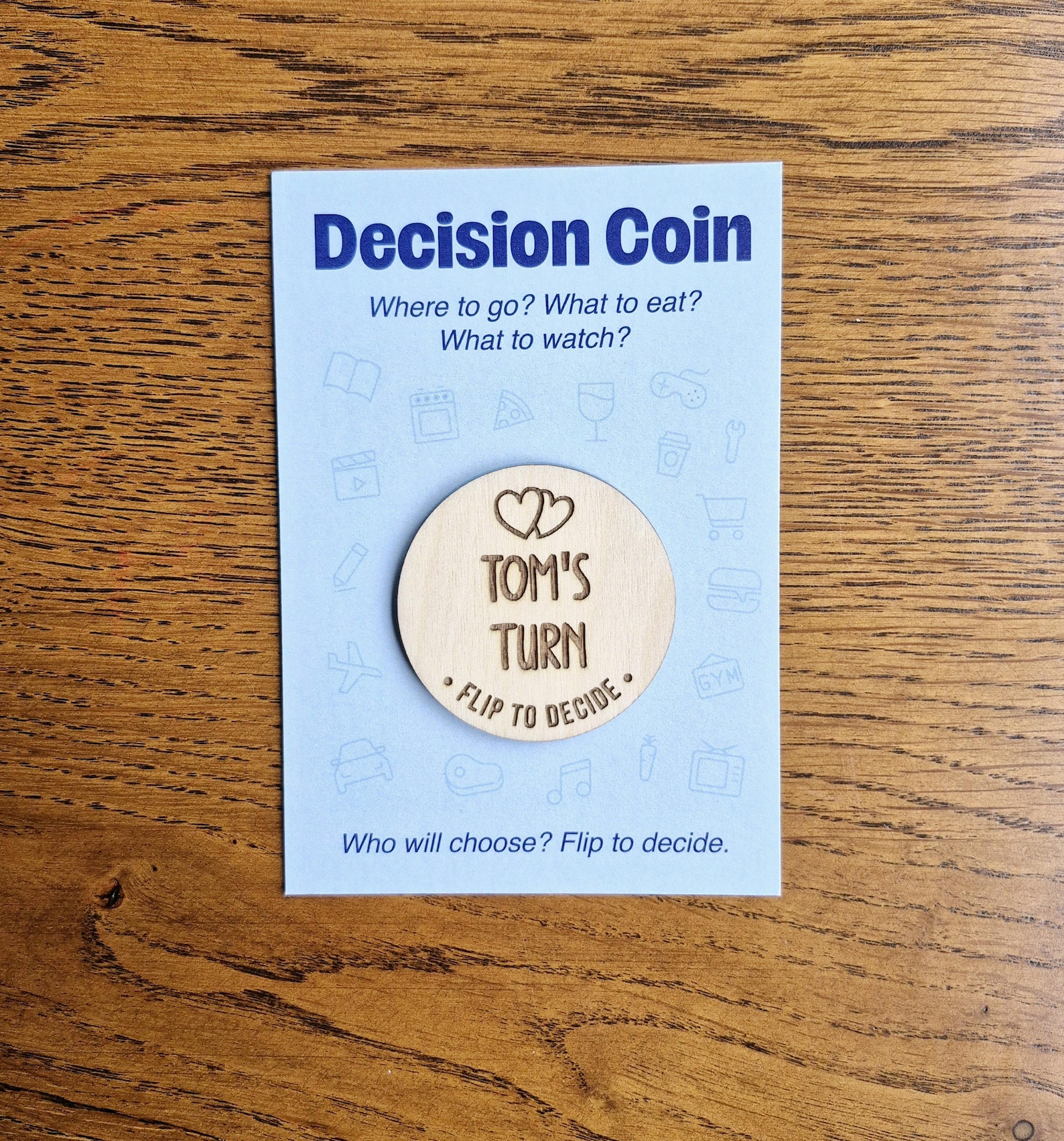 Decision Coin, His Turn, Her Turn, Fun Couples Gift, Valentines ...