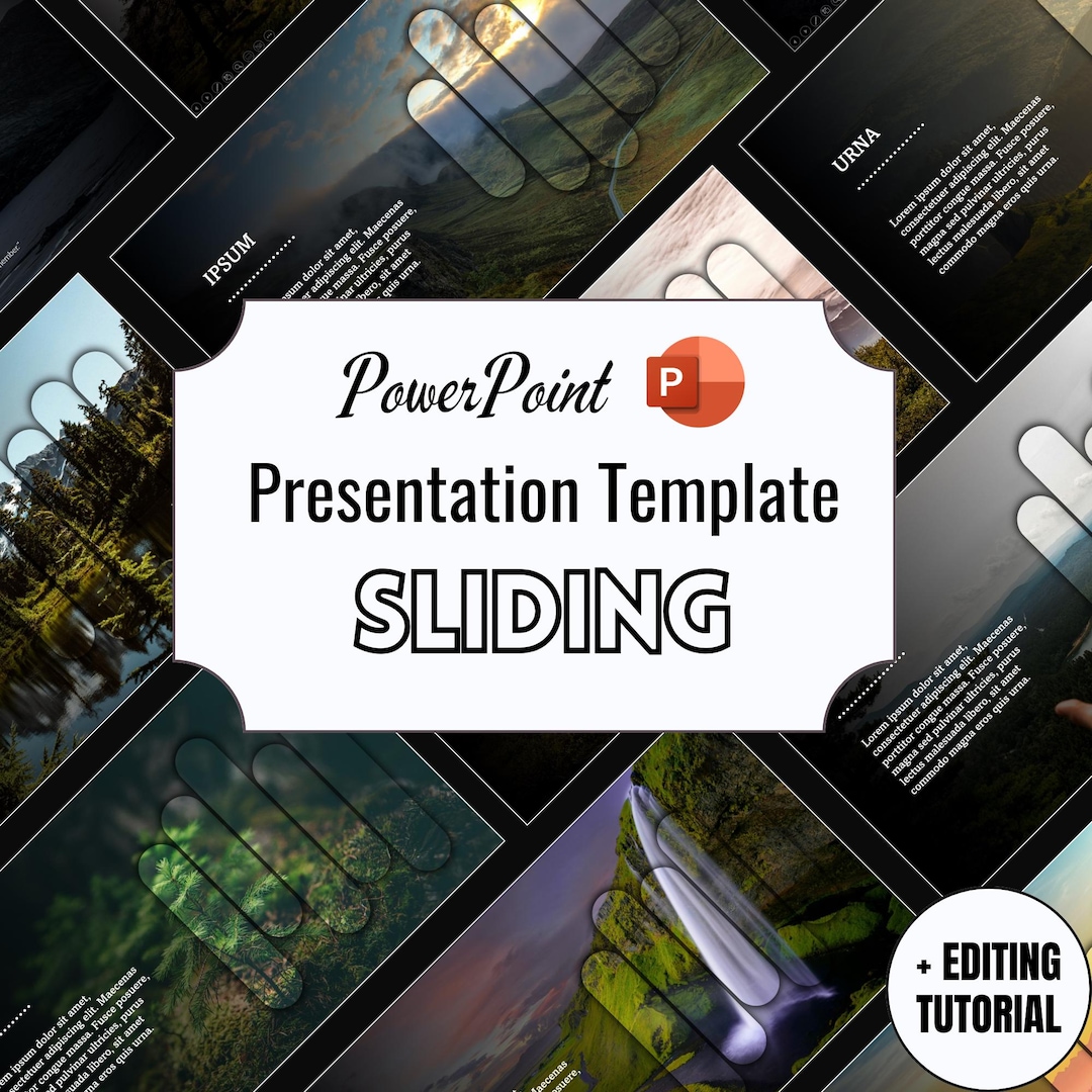 Morph Sliding Powerpoint Template | Editable Presentation Design ...
