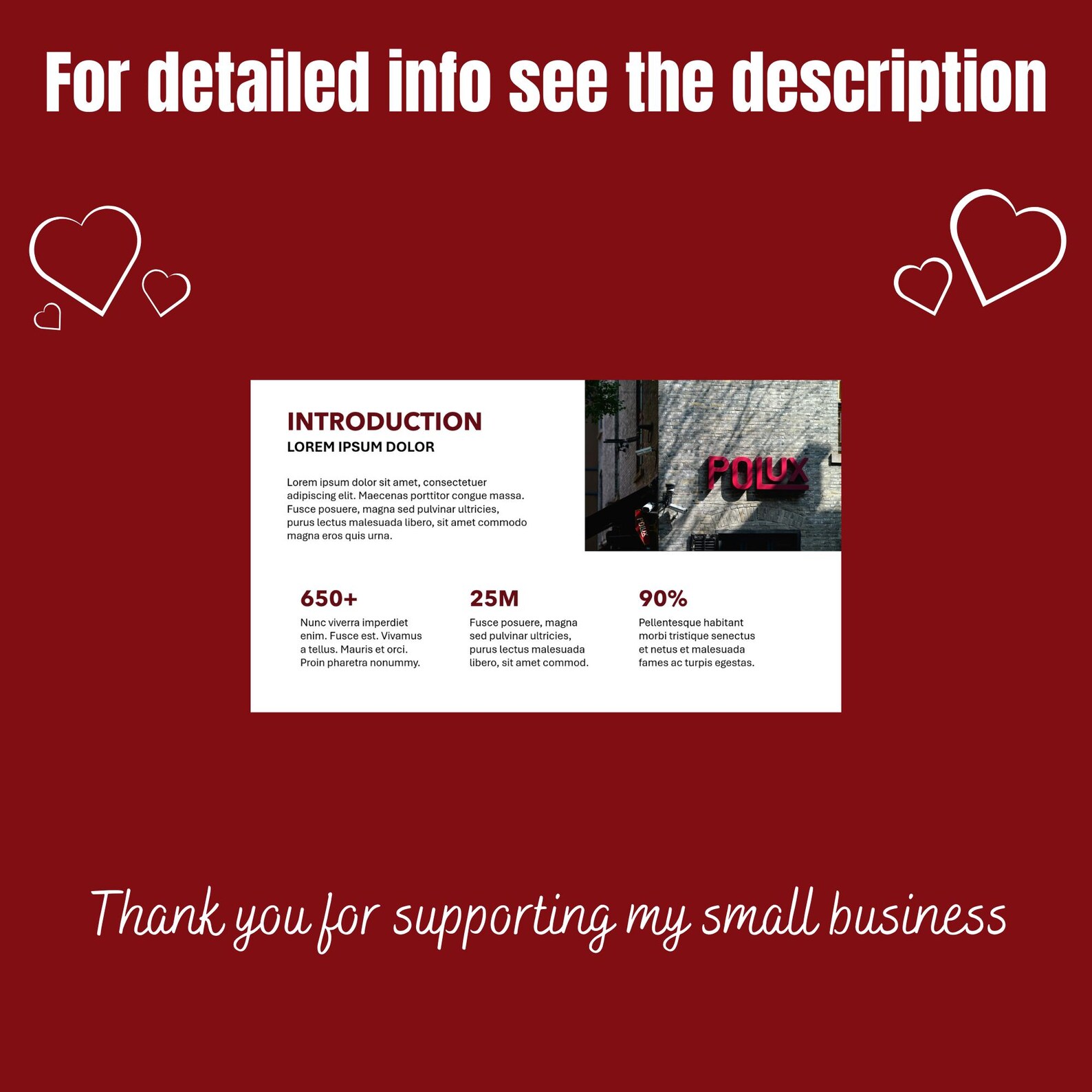 Red Business Powerpoint Template | Modern Company Presentation Slides ...