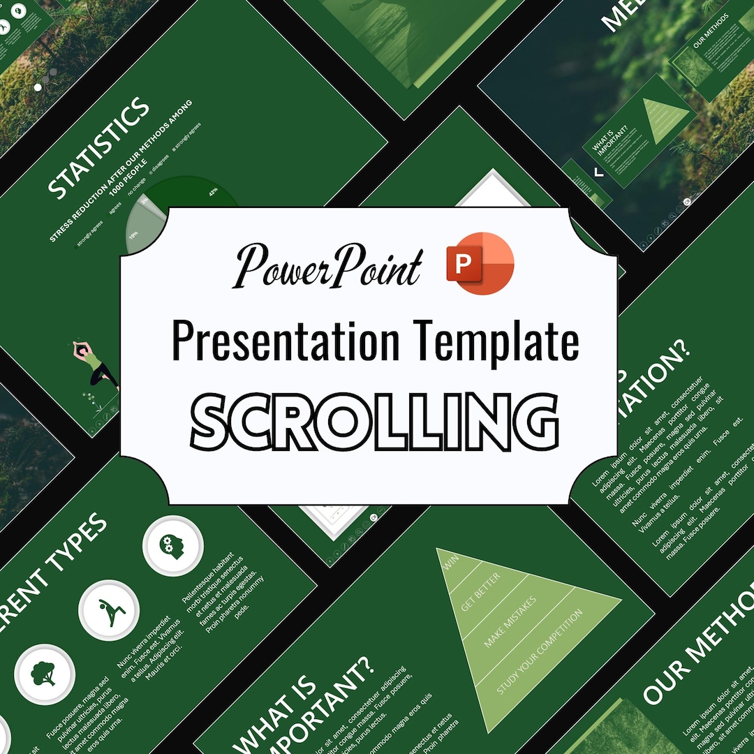 Scrolling Powerpoint Presentation Template | Modern Morph Slides for ...