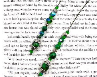 Beaded Bookmark, Book Thong, Book Jewelry, Bookish Gift, Reader Gift ...