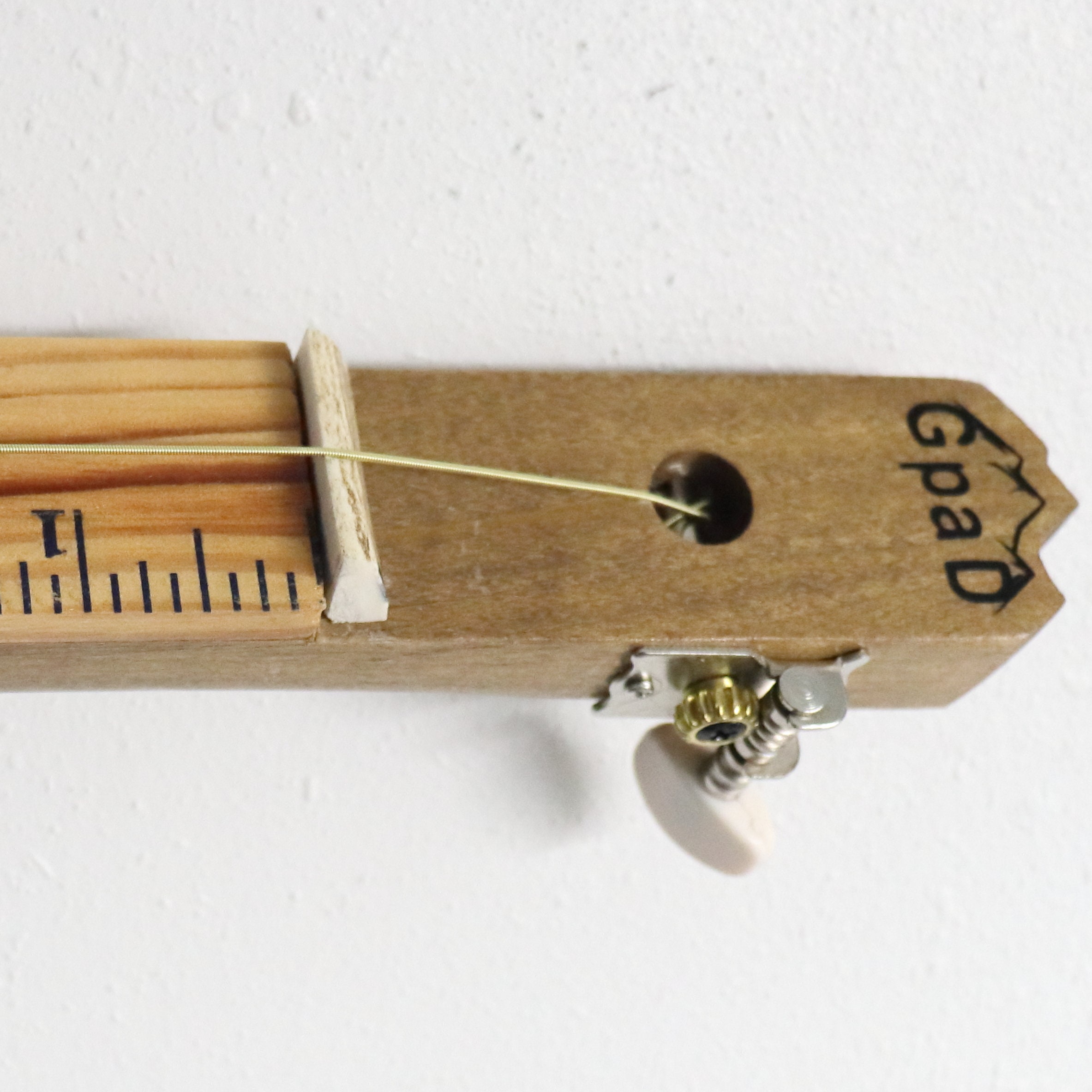 Handmade Diddley Bow One-string Guitar, Vintage Look Yardstick ...