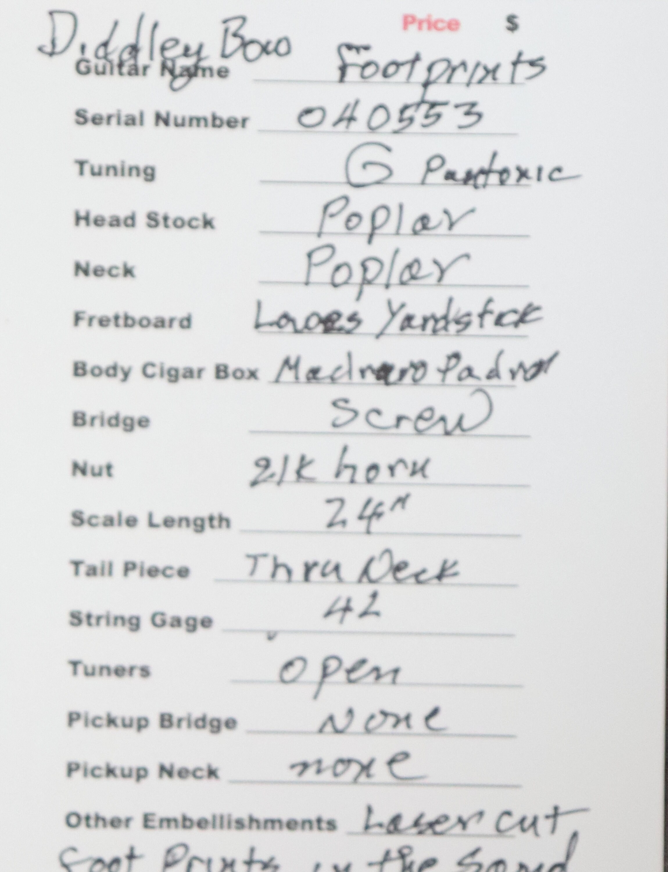 Handmade Diddley Bow One-string Guitar, Vintage Look Yardstick ...