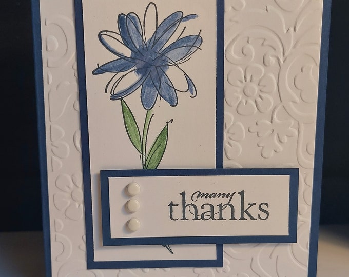 Many Thanks Card - Etsy