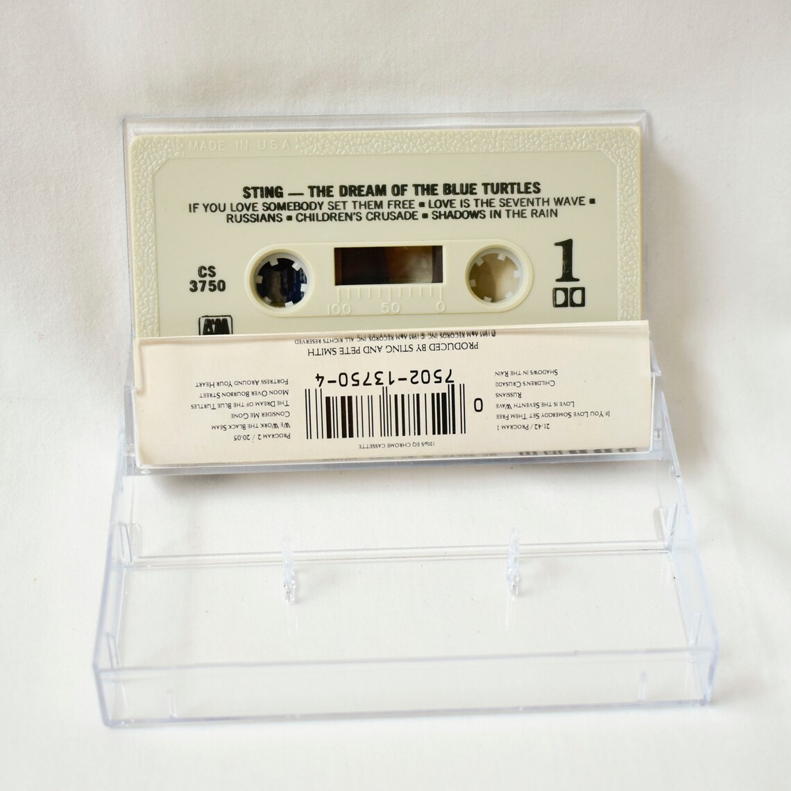 Sting the Dream of the Blue Turtles 1985 Cassette Tape | 1980s Tapes - Etsy