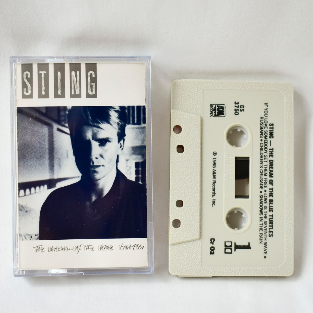 Sting the Dream of the Blue Turtles 1985 Cassette Tape | 1980s Tapes - Etsy