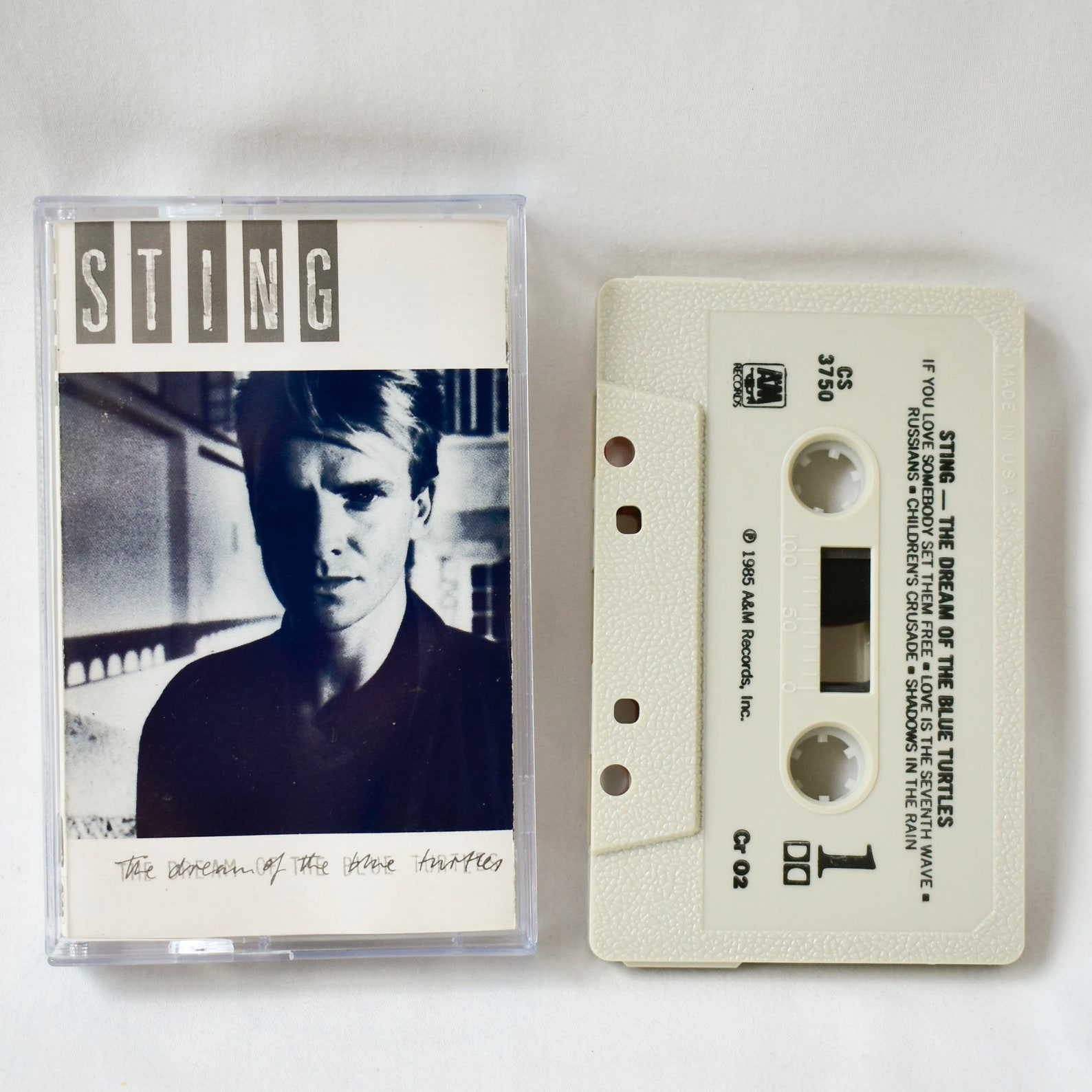 Sting the Dream of the Blue Turtles 1985 Cassette Tape | 1980s Tapes - Etsy