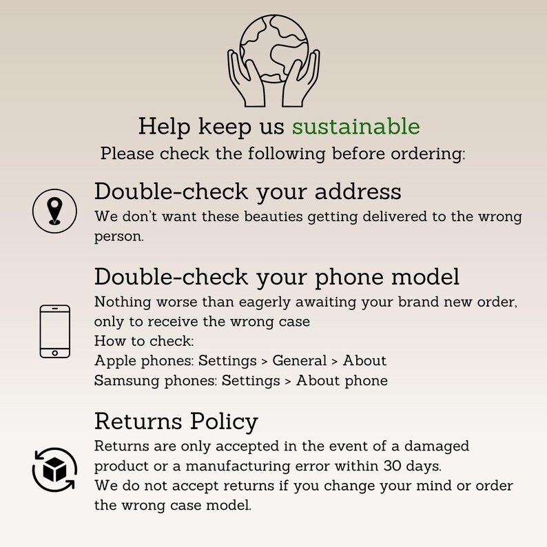 Eco-friendly Plastic Free Biodegradable Phone Case, Sustainable ...