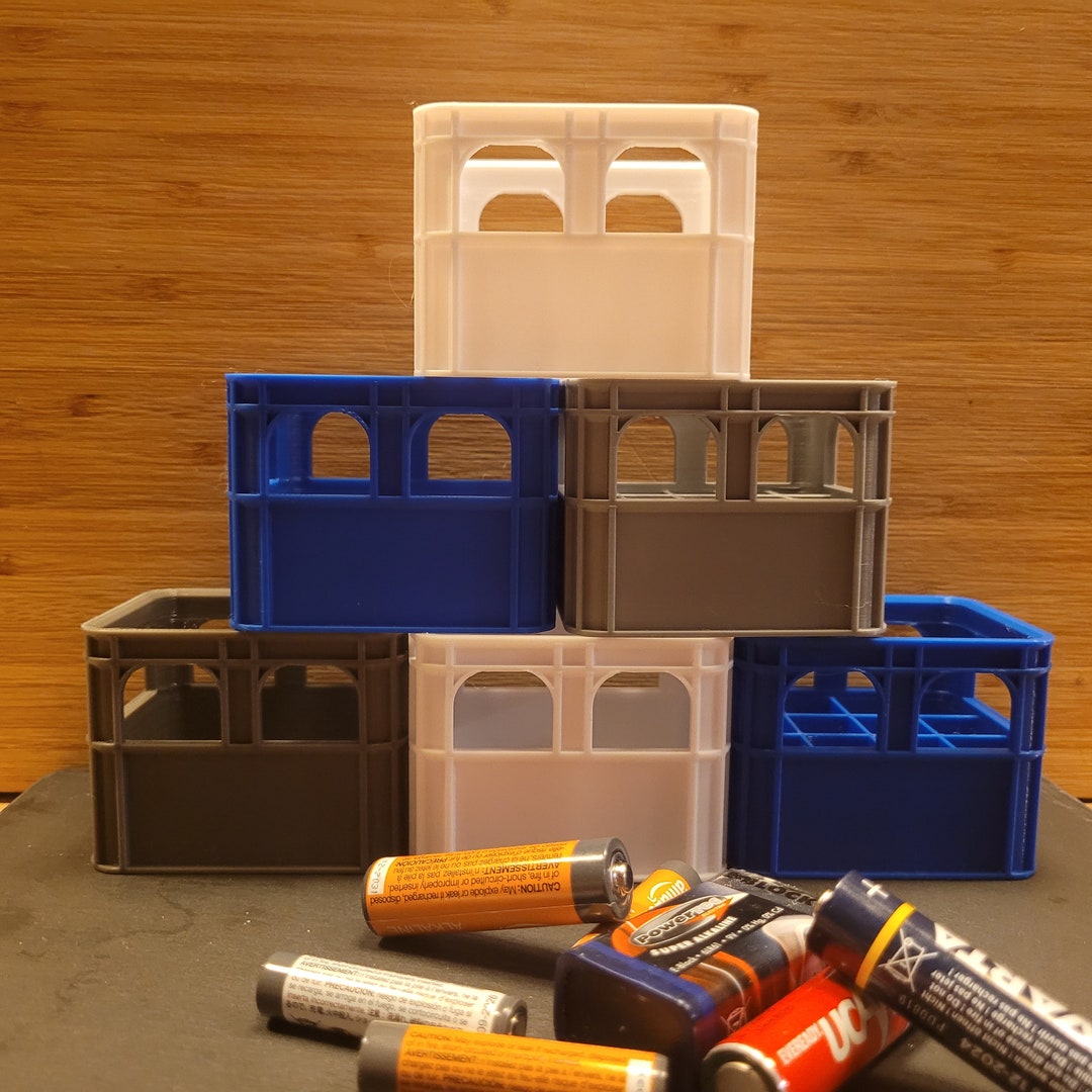 Battery Box Beer Box for AA, AAA, 9V Block, and 18650 Batteries, With ...