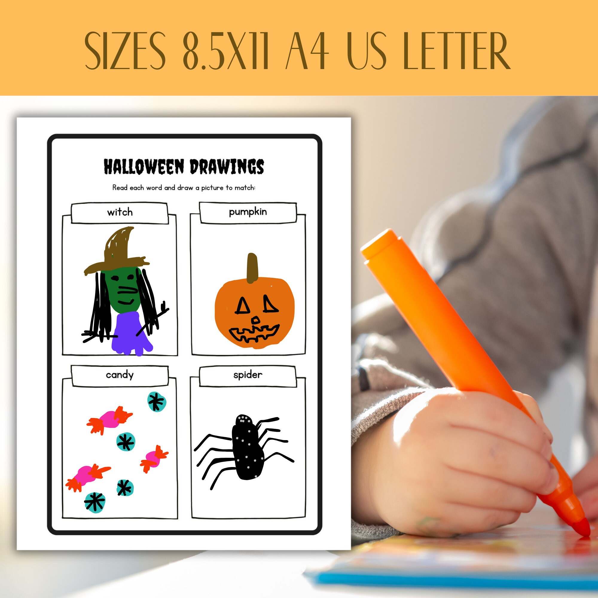 Spooktacular Printable Halloween Activity Book, Activity Book for ...
