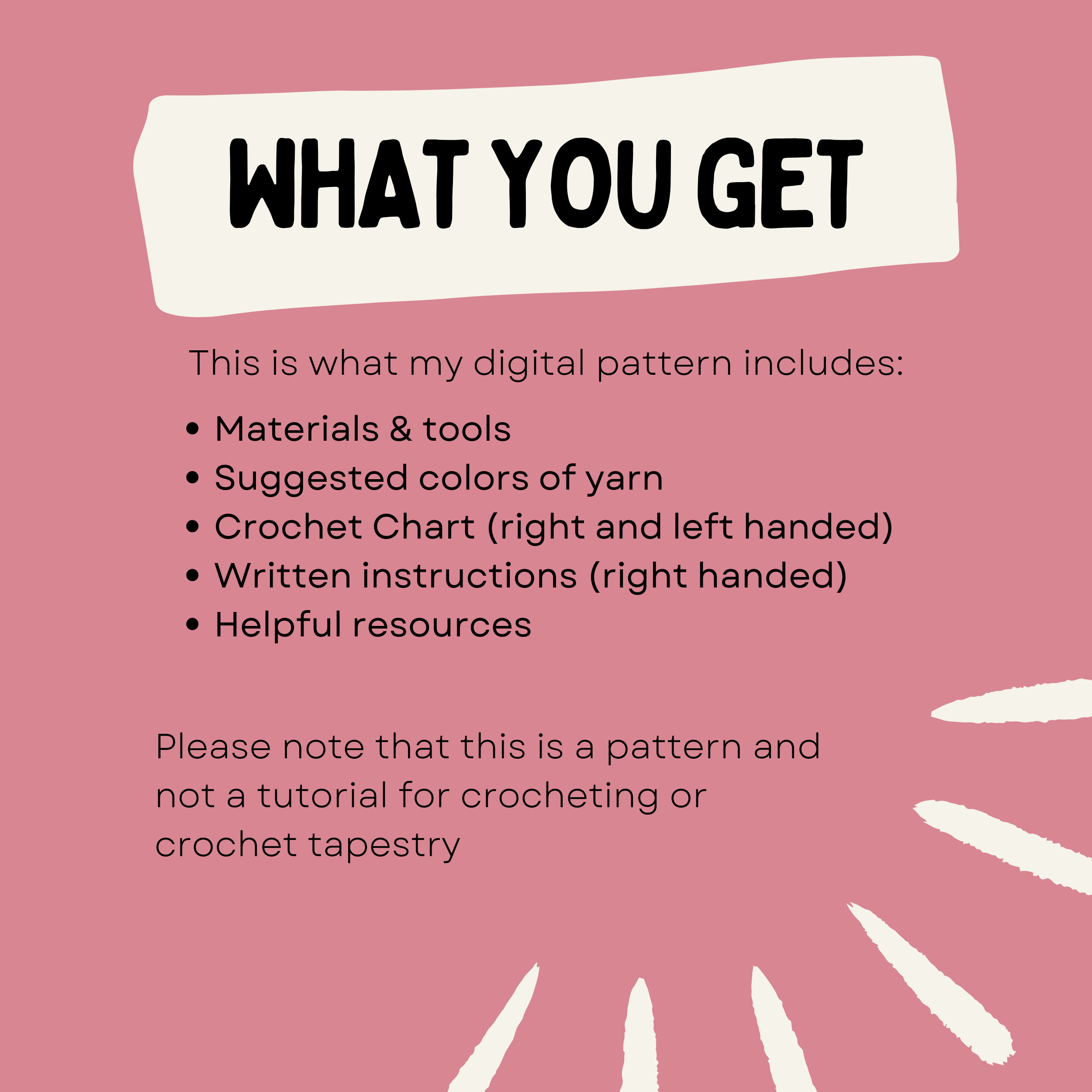 Colorful Flower Crochet Tapestry Tutorial PDF Pattern - Instant ...