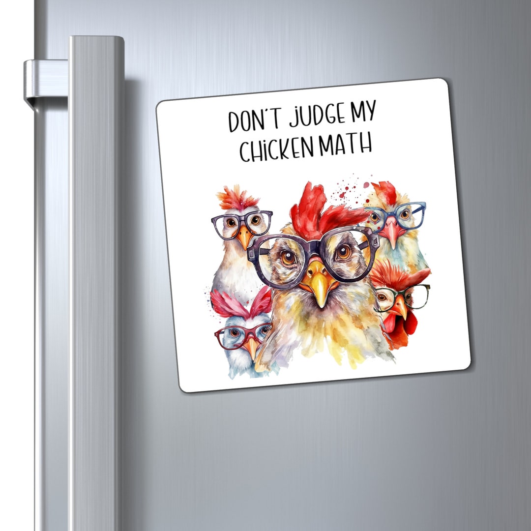 Chicken Math Magnets Chicken Math Items Chicken Lovers - Etsy