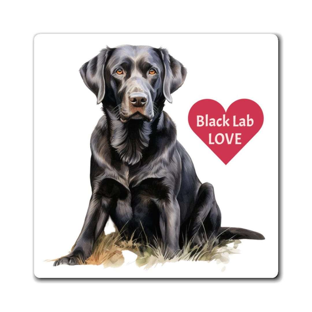 Black Lab Magnets, Black Lab Gifts, Lab Items, Pet Parent Gifts, Black ...