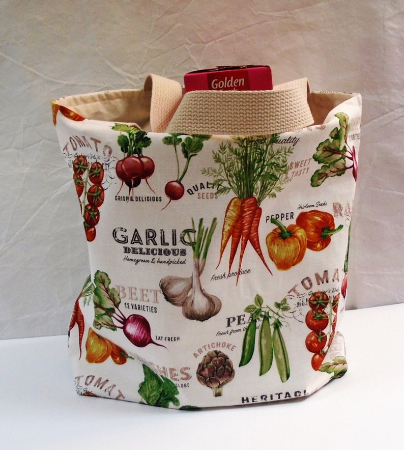 Farmers Market Canvas Tote Bag, Canvas Grocery Tote Bag, Tote Bag With ...