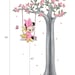 Free Shipping Pink Baby Minnie Mouse Wall Decal Baby Minnie Mouse Wall ...
