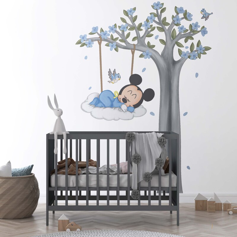 Baby Blue Mickey - Etsy
