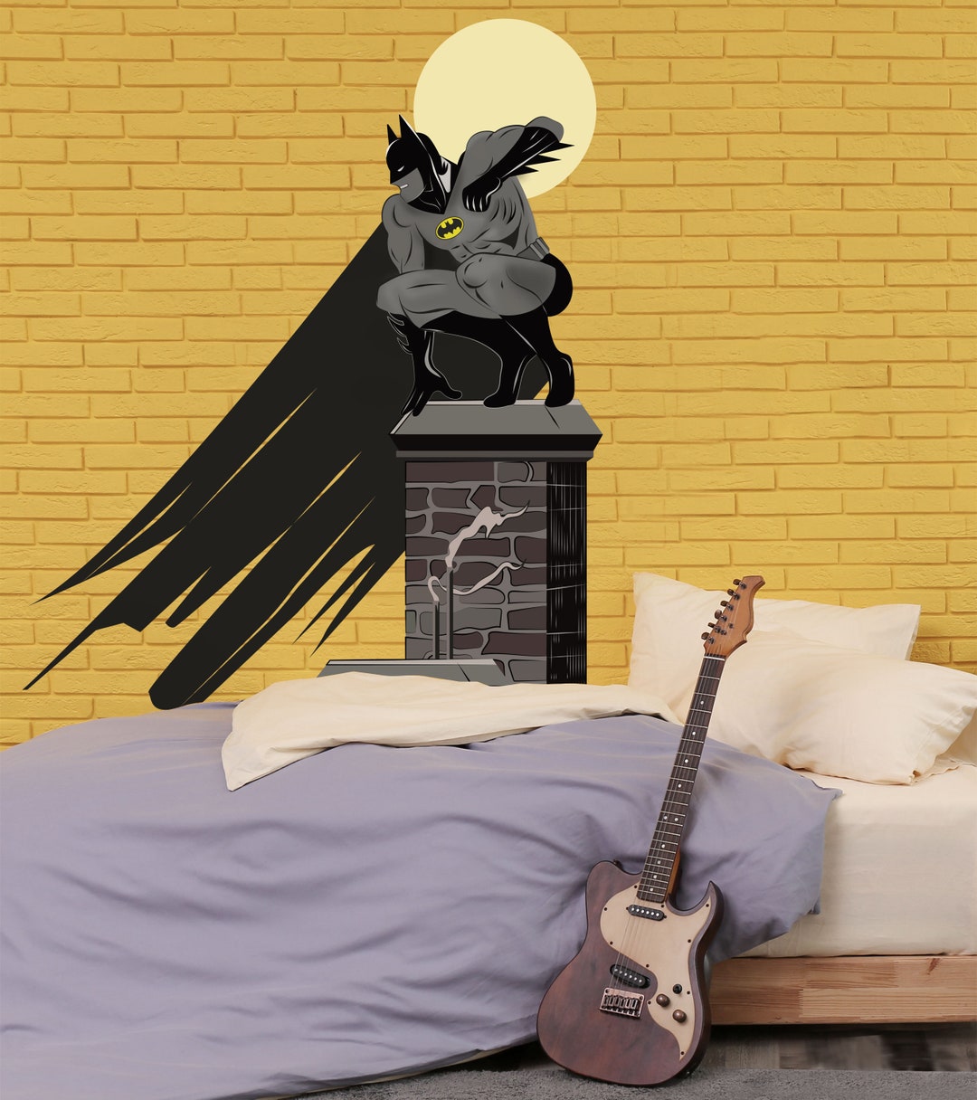 Peel and Stick Gotham City Decal Dc Wall Art Marvel Wall Sticker ...