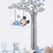 Blue Baby Mickey Mouse Wall Decal Wall Sticker Baby Mickey Mouse ...