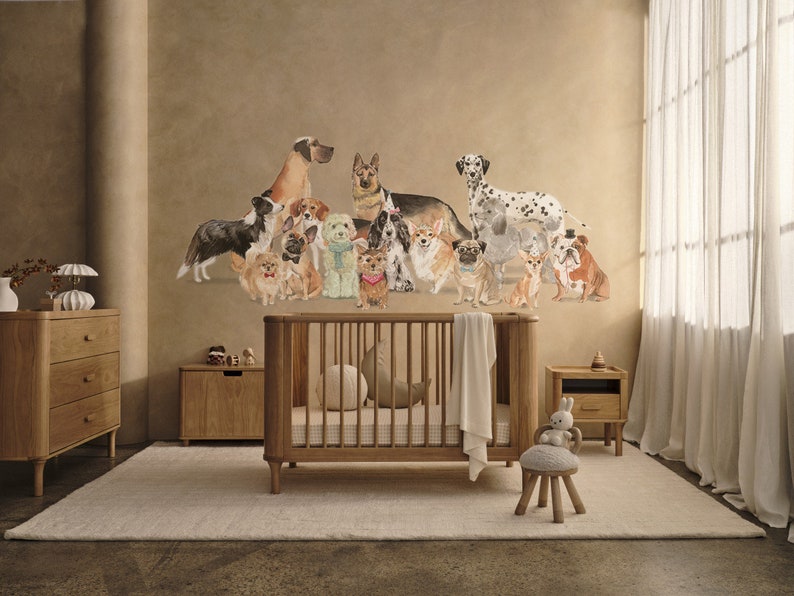 Free Shipping Dog Wall Decal Grooming Wall Art Veterinary Decals Pet ...