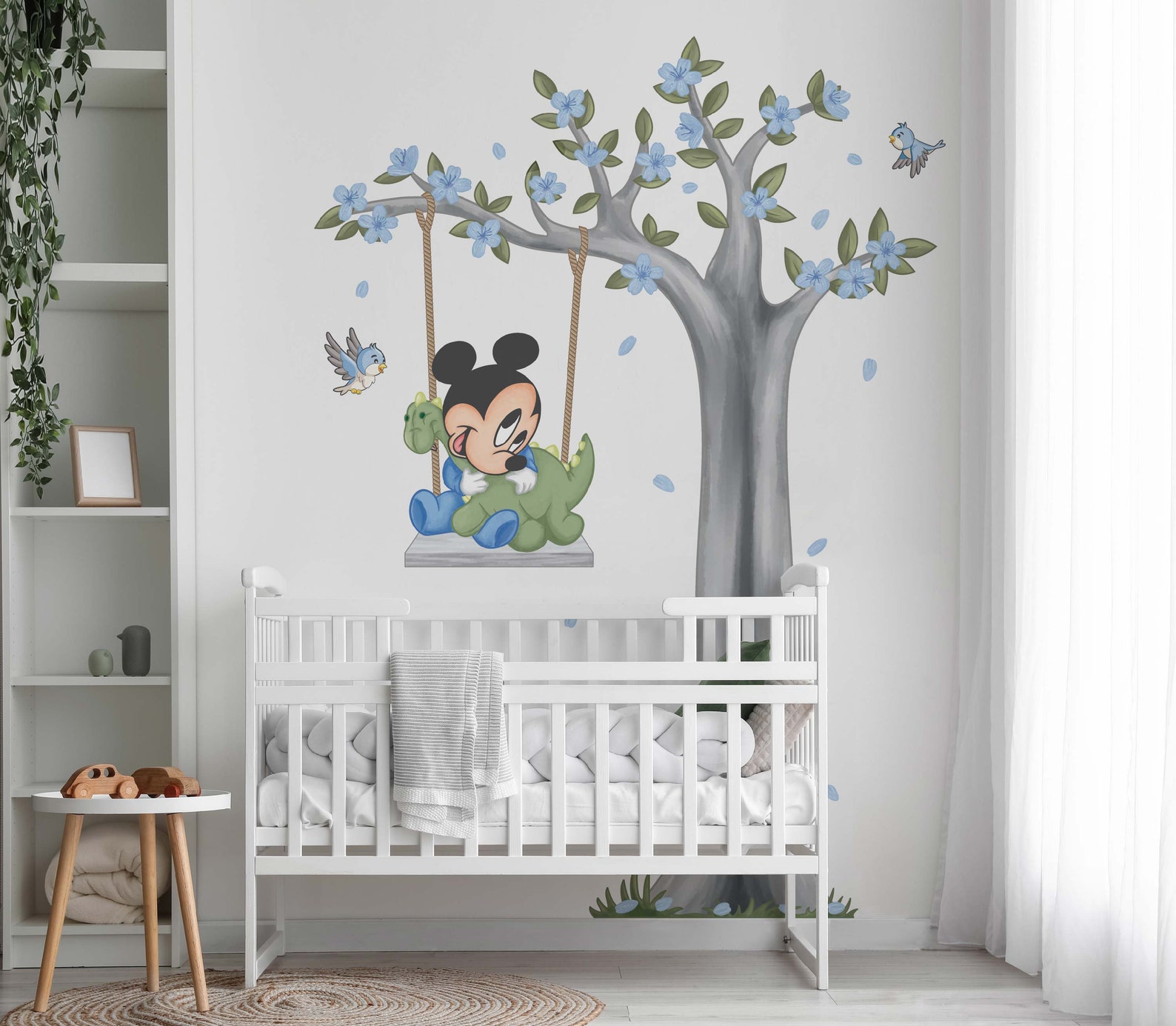 Removable Blue Baby Mickey Mouse Wall Decal Wall Sticker Baby - Etsy