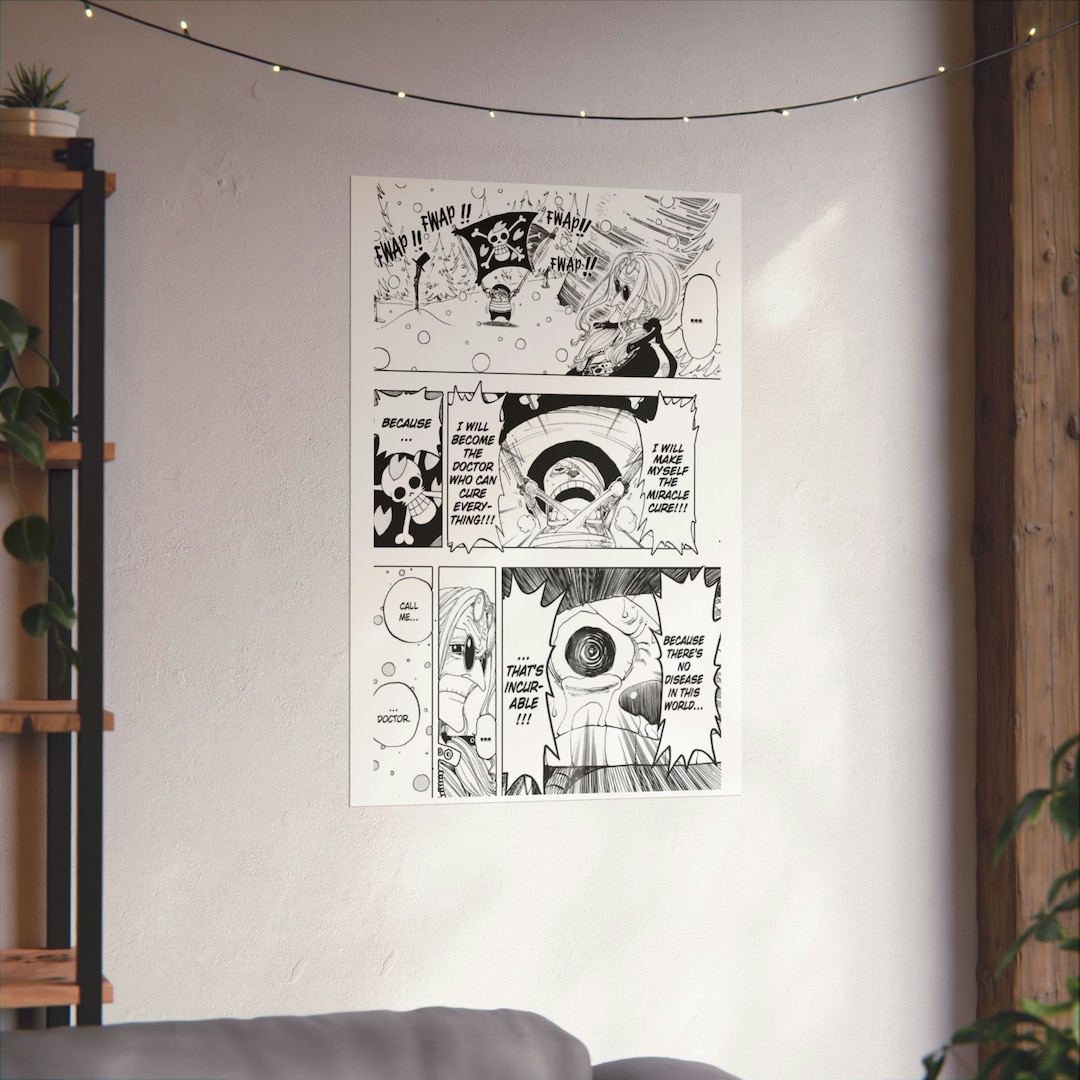 Tony Tony Chopper Miracle Cure One Piece Vertical Poster - Etsy