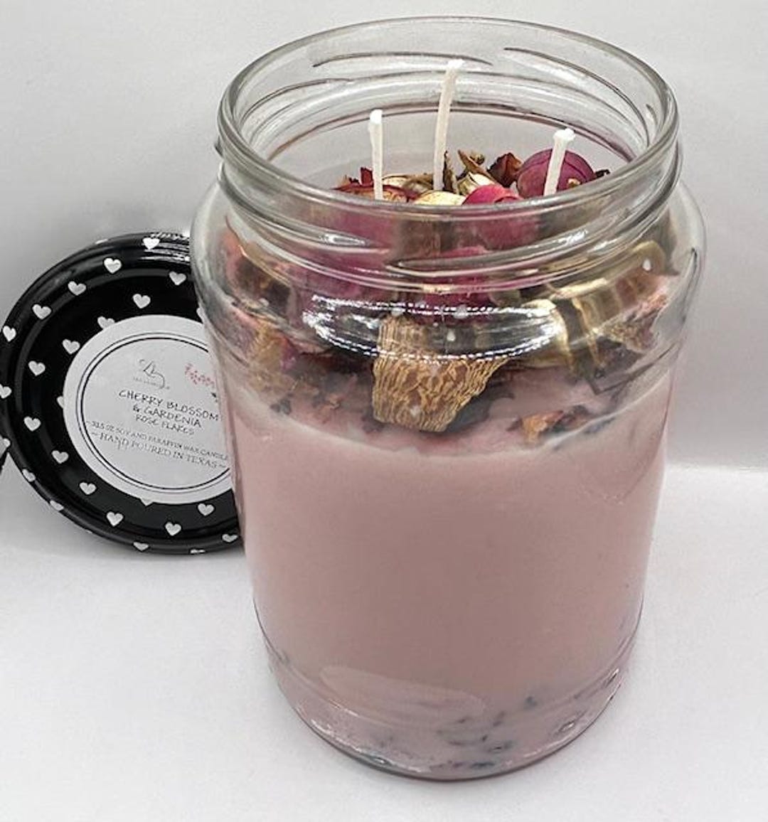 LRO Candle Co Soy Wax 25 Oz Candle in Glass Jar With Lid Pink Decor, Aroma - Etsy