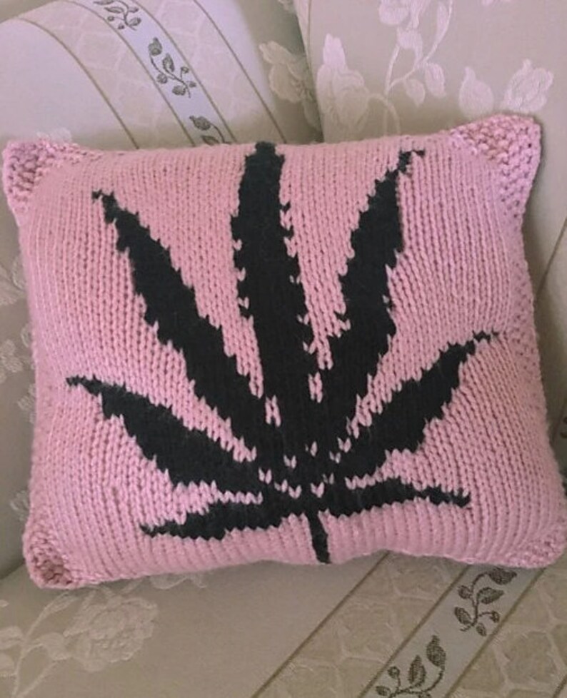 Pot Leaf Knit Pattern - Etsy