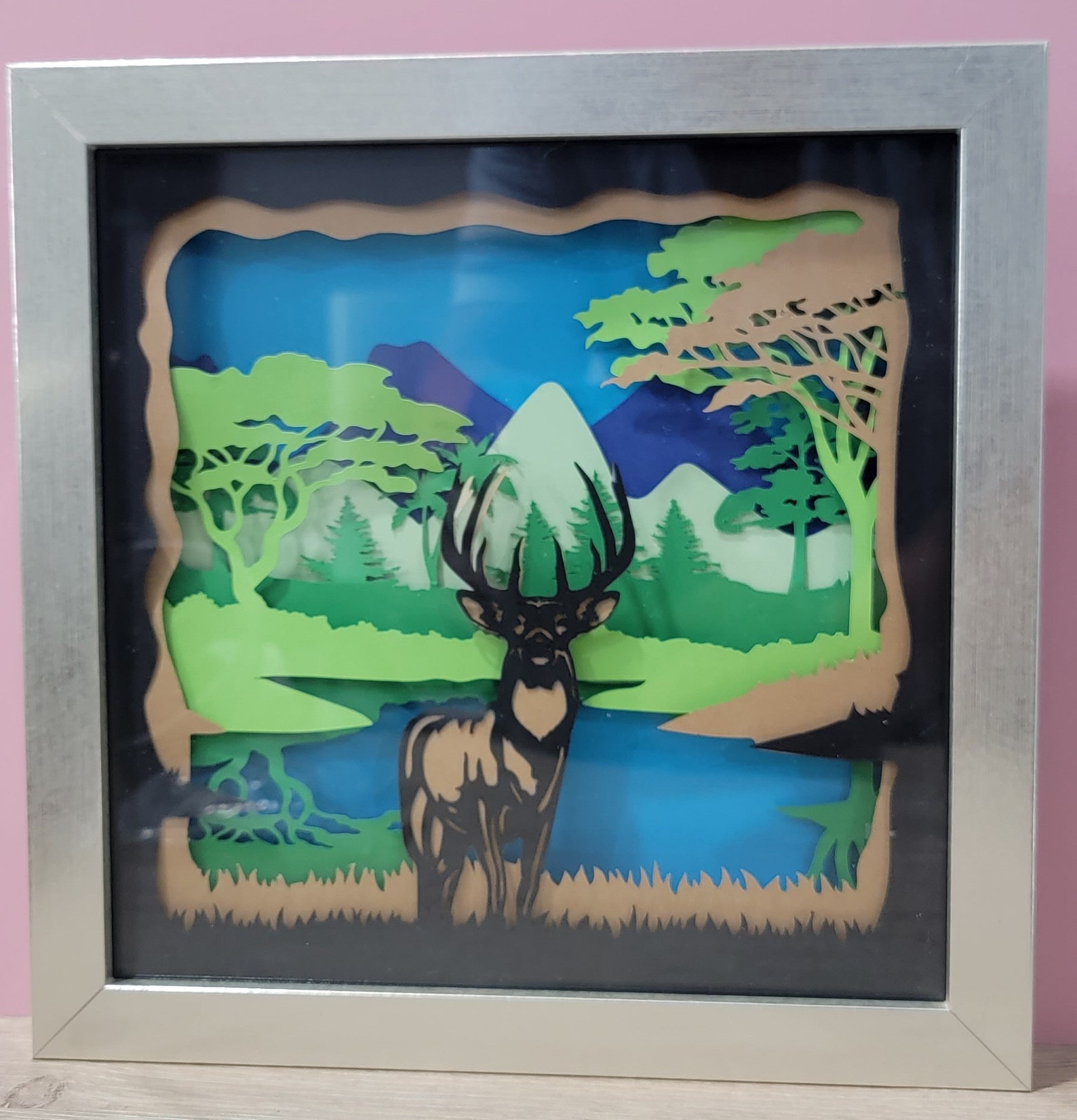 Buck Light up Shadow Box - Etsy