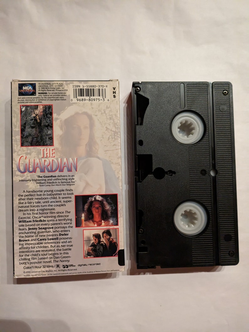 Vintage VHS Tape 1990 the Guardian horror Starring Jenny Seagrove - Etsy