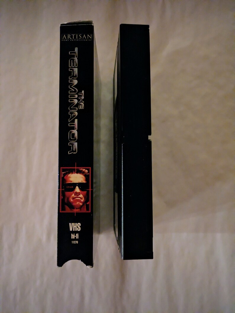 Vintage VHS Tape 1984 the Terminator sci-fi/action Starring Arnold ...