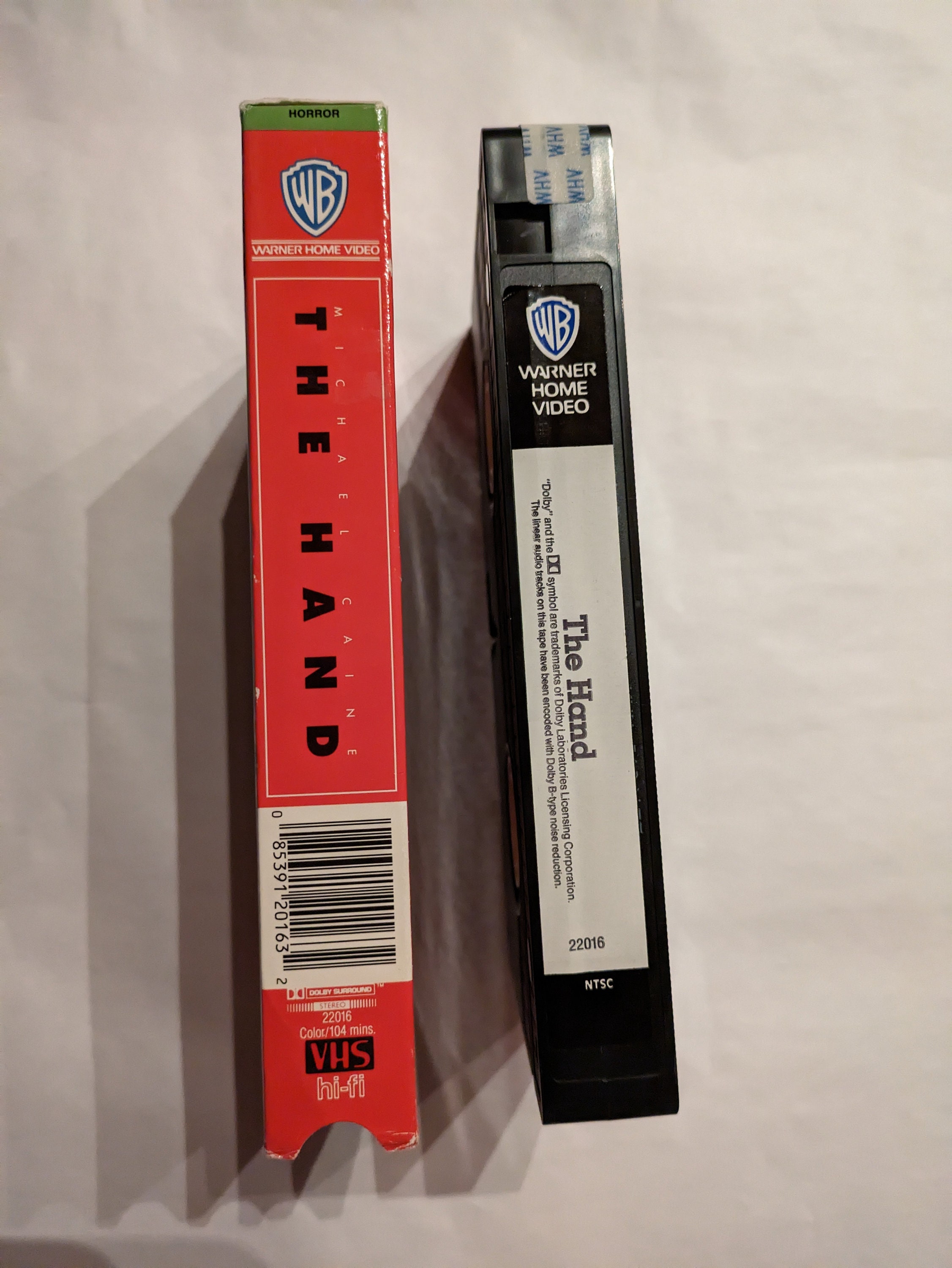 Vintage VHS Tape 1981 the Hand horror Starring Michael Caine - Etsy