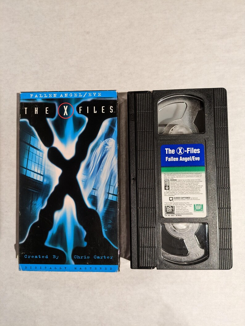 Vintage VHS Tape - 1993 - the X-files Season 1 (sci-fi) - Fallen Angel ...