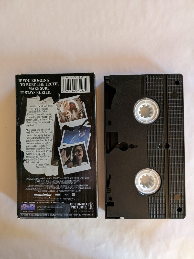 Vintage VHS Tape - 1997 - I Know What You Did Last Summer (horror ...